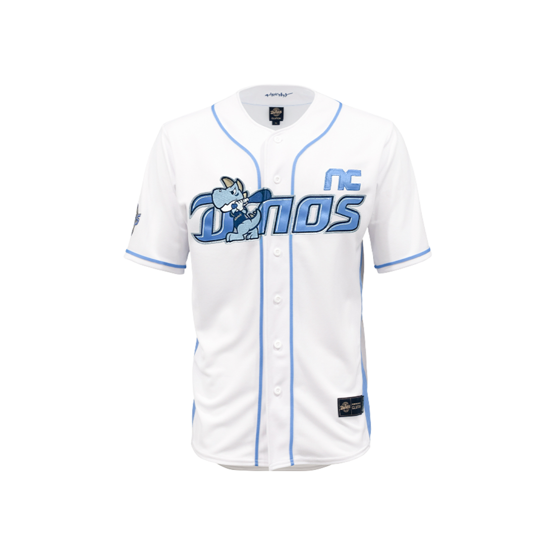 NC 다이노스 클러치 주니어 다이노스 유니폼 화이트 (논 마킹 버전) | NC Dinos | KREAM