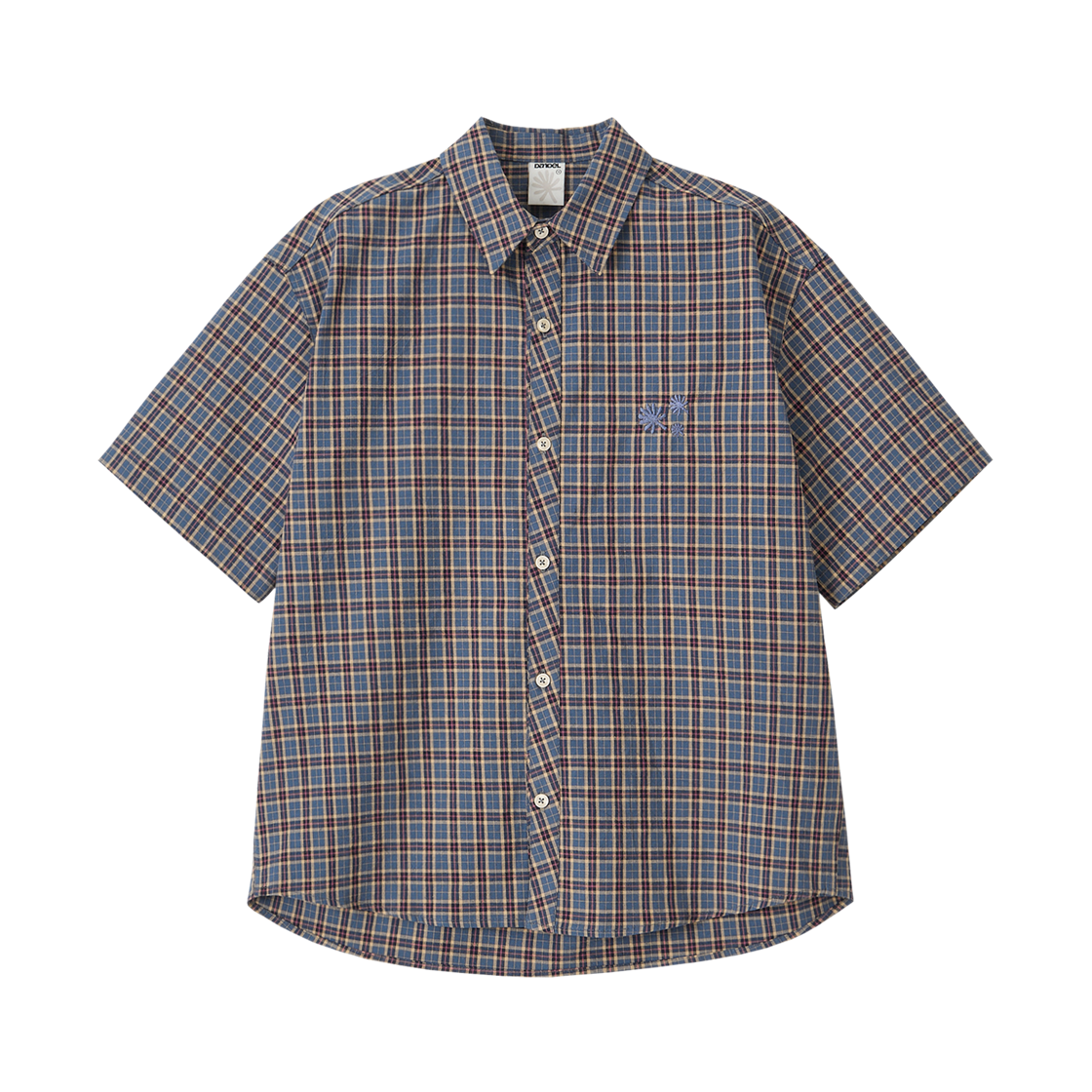 단델 브리티시 타탄 체크 셔츠 네이비 | DANDEL | KREAM