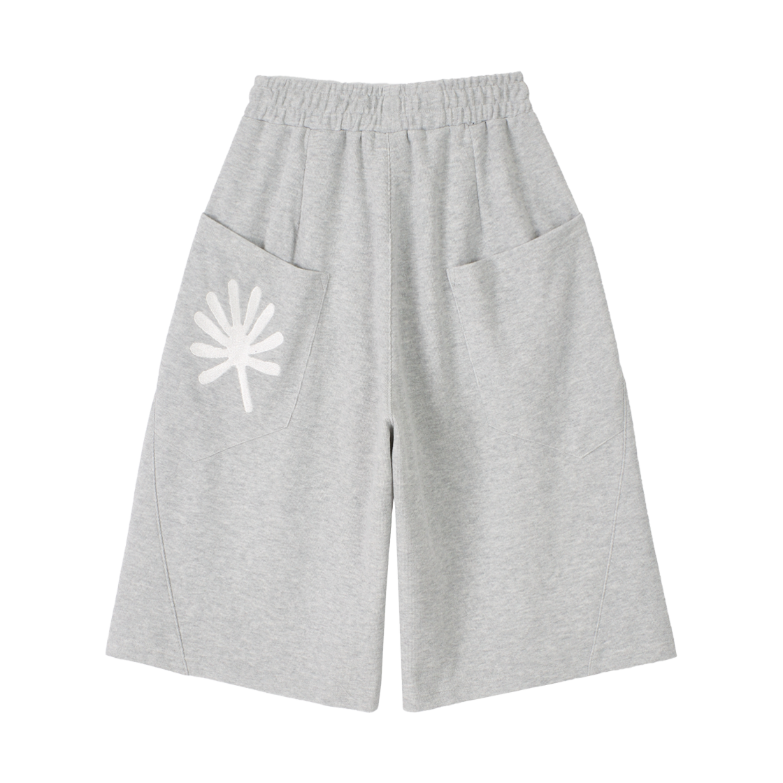단델 심볼 스웻 버뮤다 팬츠 그레이 | DANDEL | KREAM