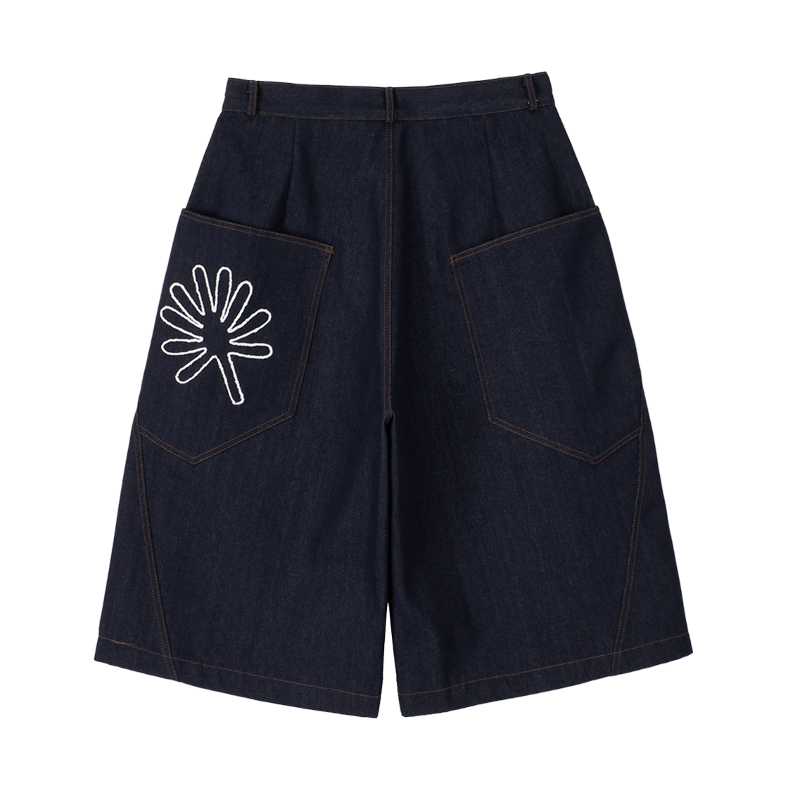 단델 콘트라스트 데님 버뮤다 팬츠 인디고 | DANDEL | KREAM