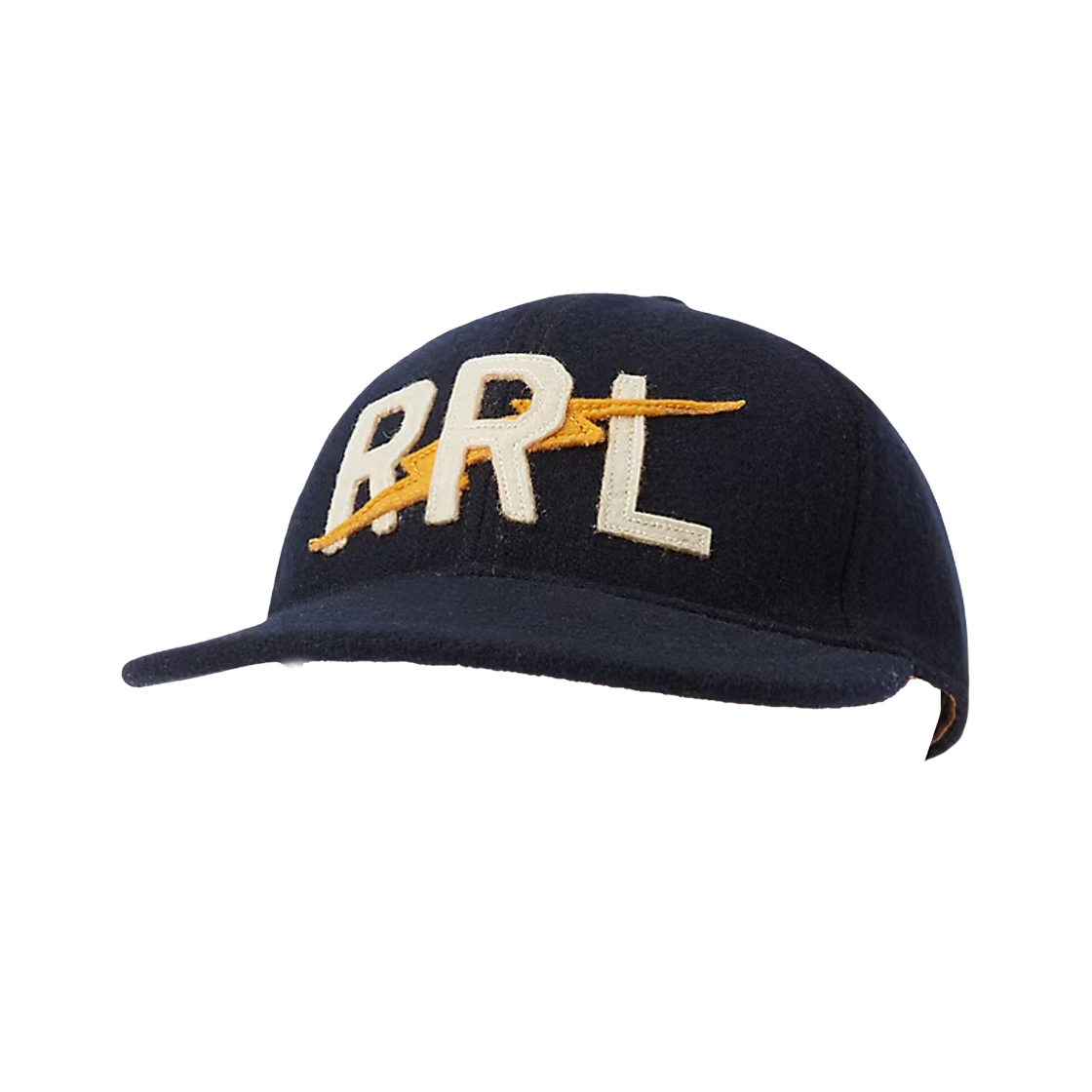 더블알엘 아플리케 울 블렌드 펠트 볼 캡 네이비 | Double RL | KREAM