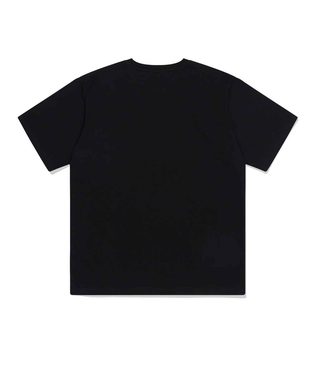 이스케이프프롬 올웨이즈 햄스터 프린트 오버핏 반팔티 블랙 | ESCAPEFROM | KREAM