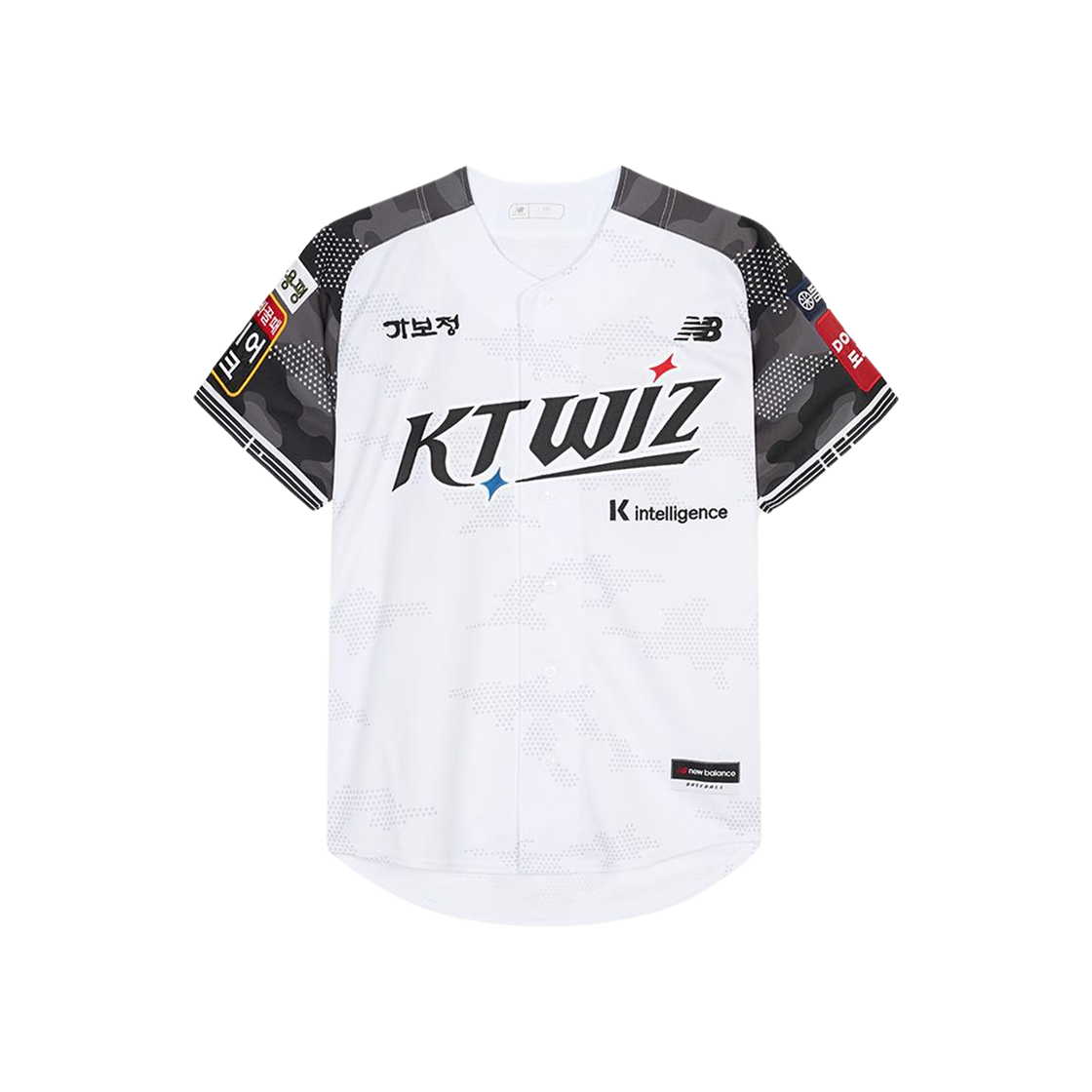 KT 위즈 x 뉴발란스 2025 어센틱 밀리터리 유니폼 화이트 (논 마킹 버전) | KT Wiz | KREAM
