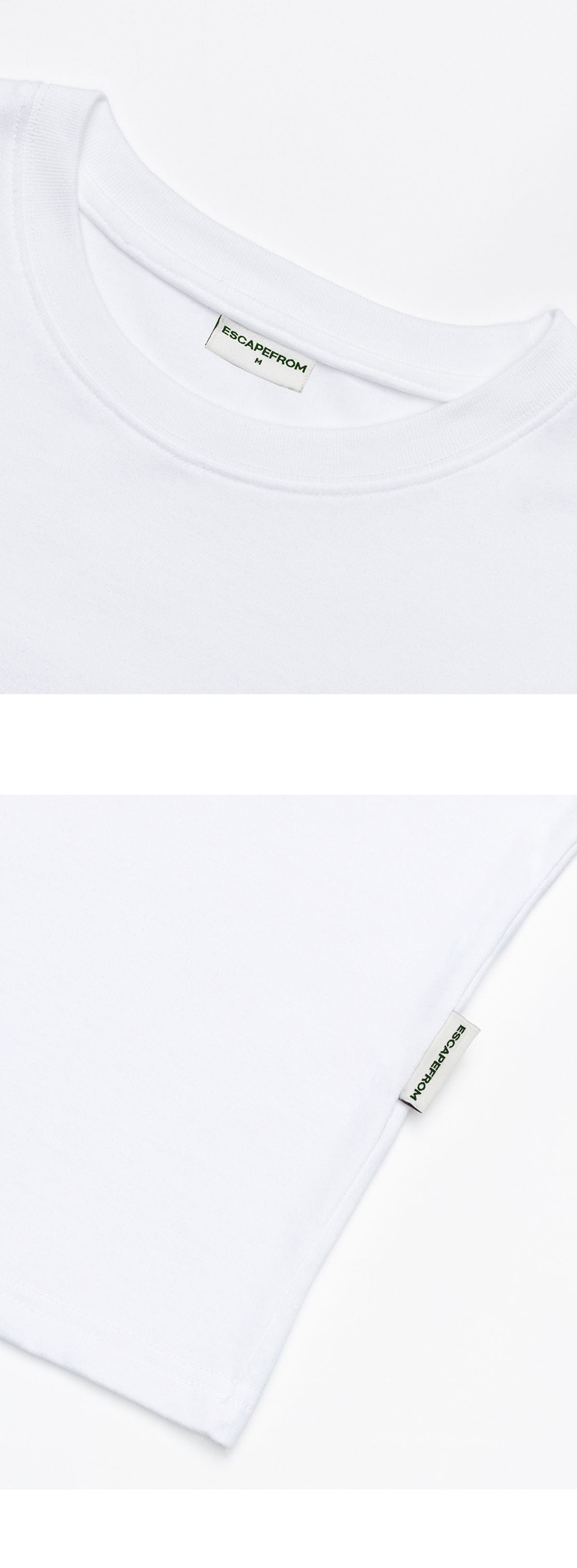 이스케이프프롬 라이딩 돌핀 티셔츠 화이트 | ESCAPEFROM | KREAM