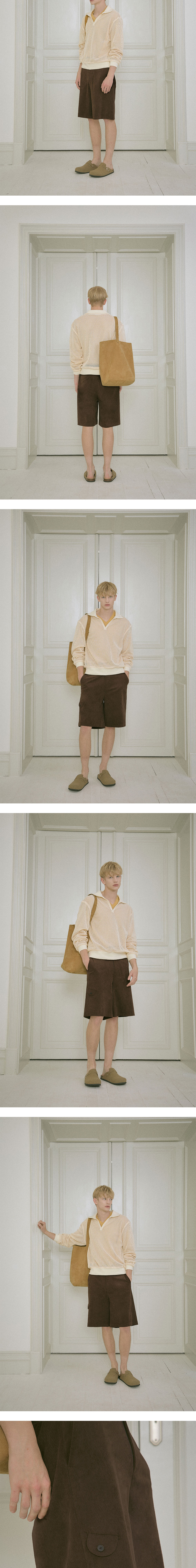 에스티유 하프 팬츠 브라운 | STU | KREAM