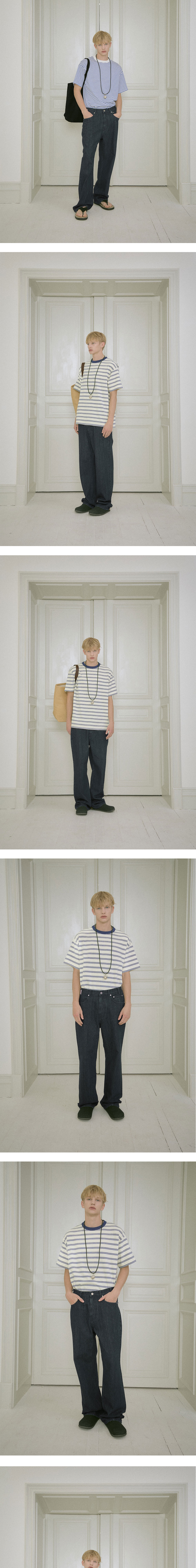 에스티유 스트레이트 데님 팬츠 네이비 | STU | KREAM