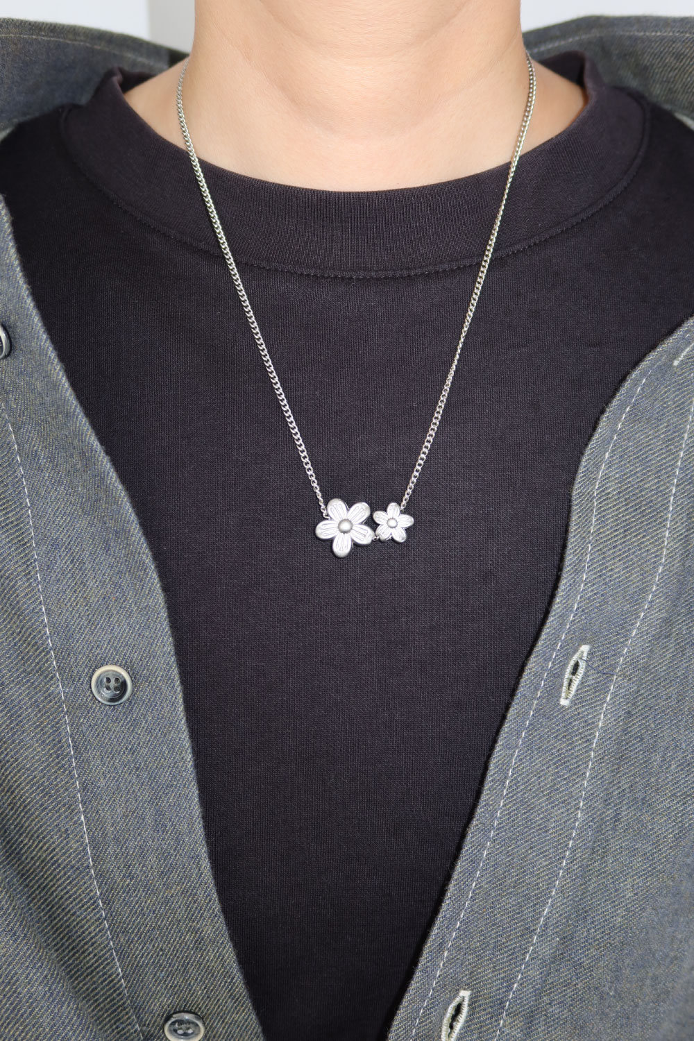 호노 리포트 트윈 플라워 네크리스 | Hono Report | KREAM