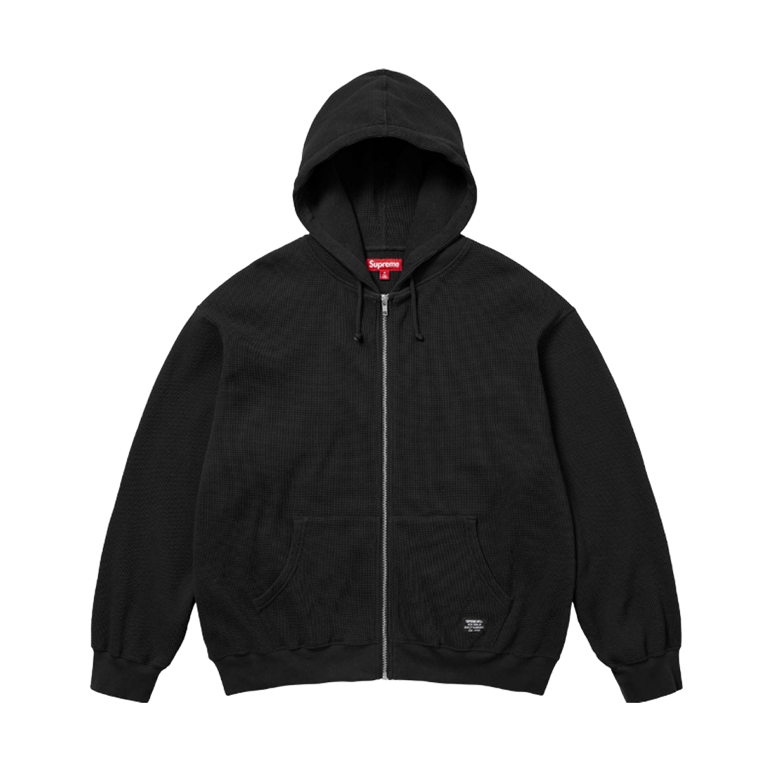 슈프림 써멀 후드 집업 블랙 - 25SS | Supreme | KREAM