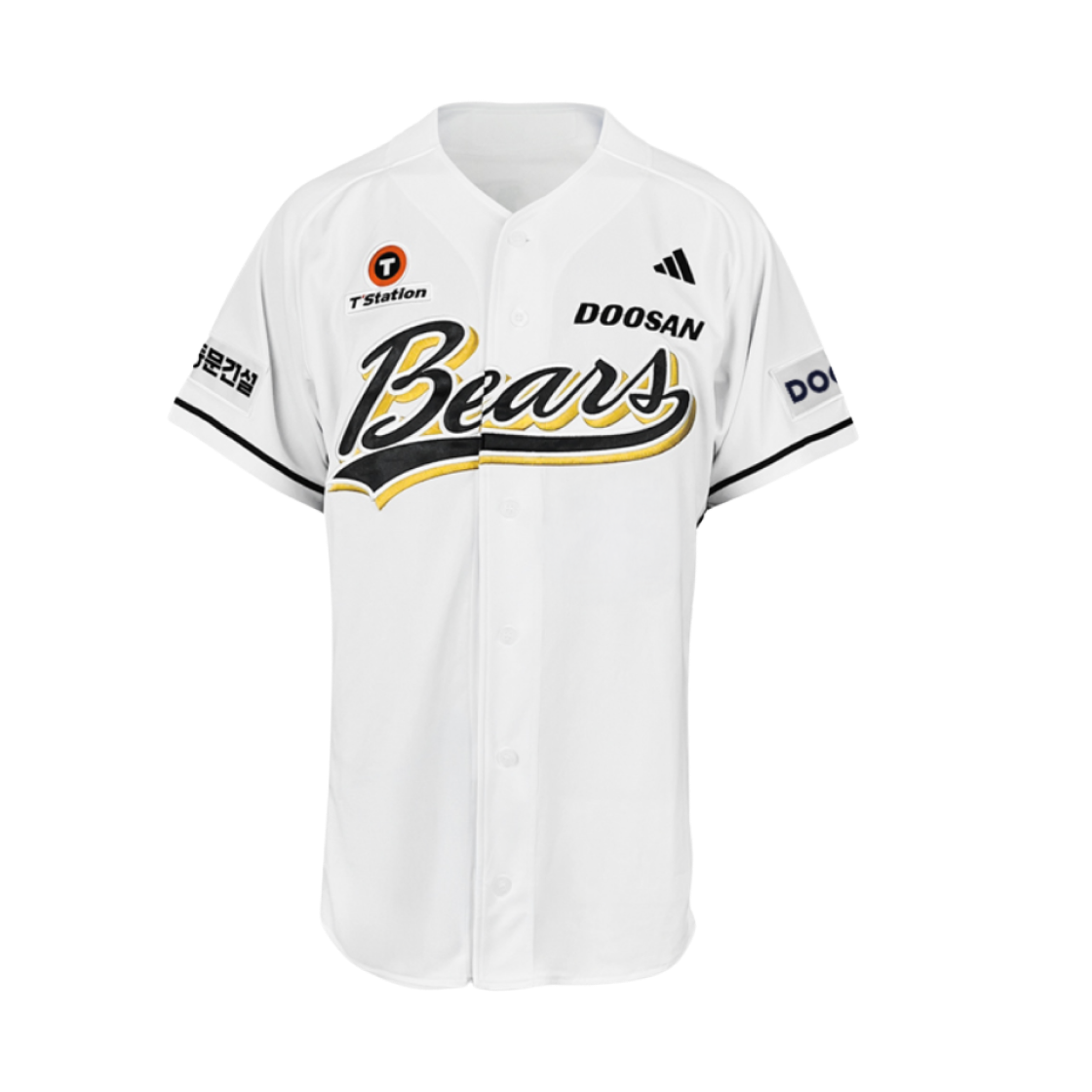 두산 베어스 x 휠라 어센틱 홈 유니폼 화이트 (논 마킹 버전) | Doosan Bears | KREAM