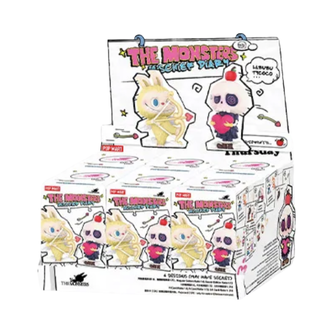 팝마트 라부부 더 몬스터즈 장난꾸러기 일기 시리즈 피규어 쫓아다니는 월요일 (개봉 박스) | Pop Mart | KREAM