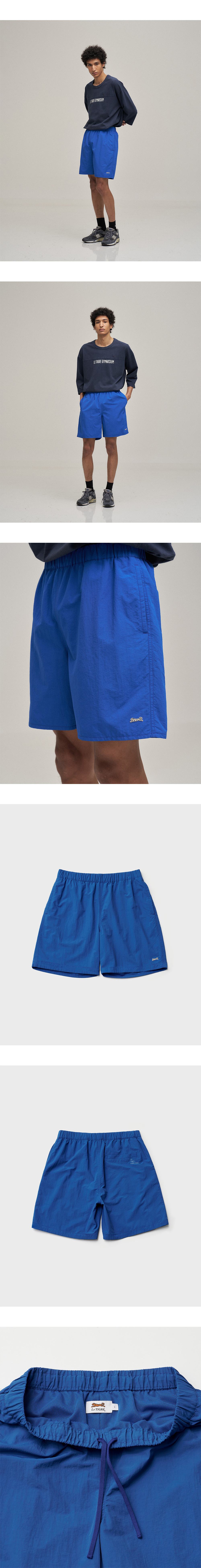 르티그레 브리즈 이지 쇼츠 카키 로얄 블루 | Le TIGRE | KREAM