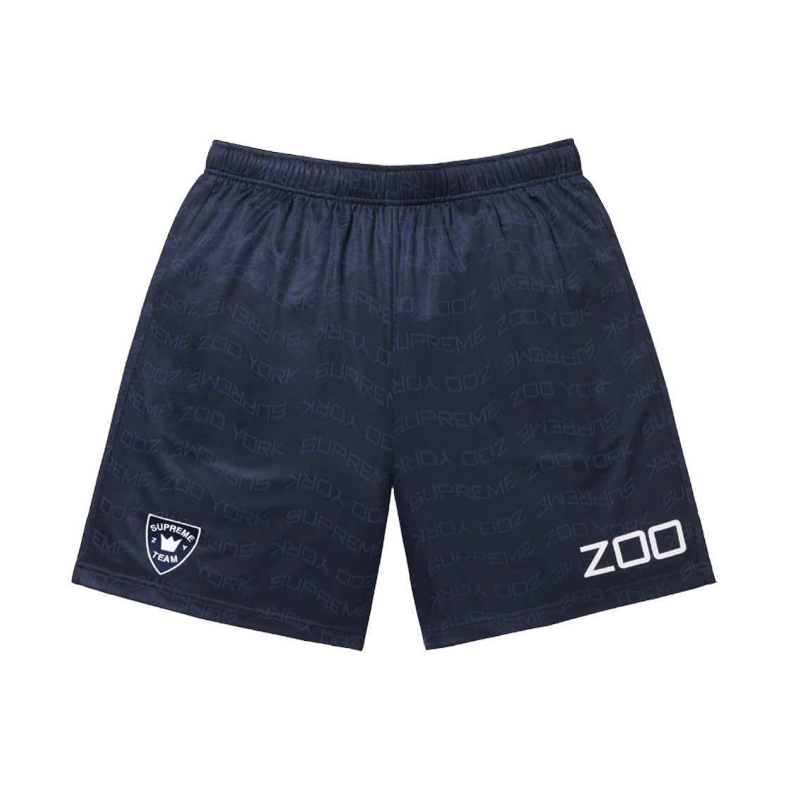 슈프림 x 주욕 사커 쇼츠 네이비 - 25SS | Supreme | KREAM
