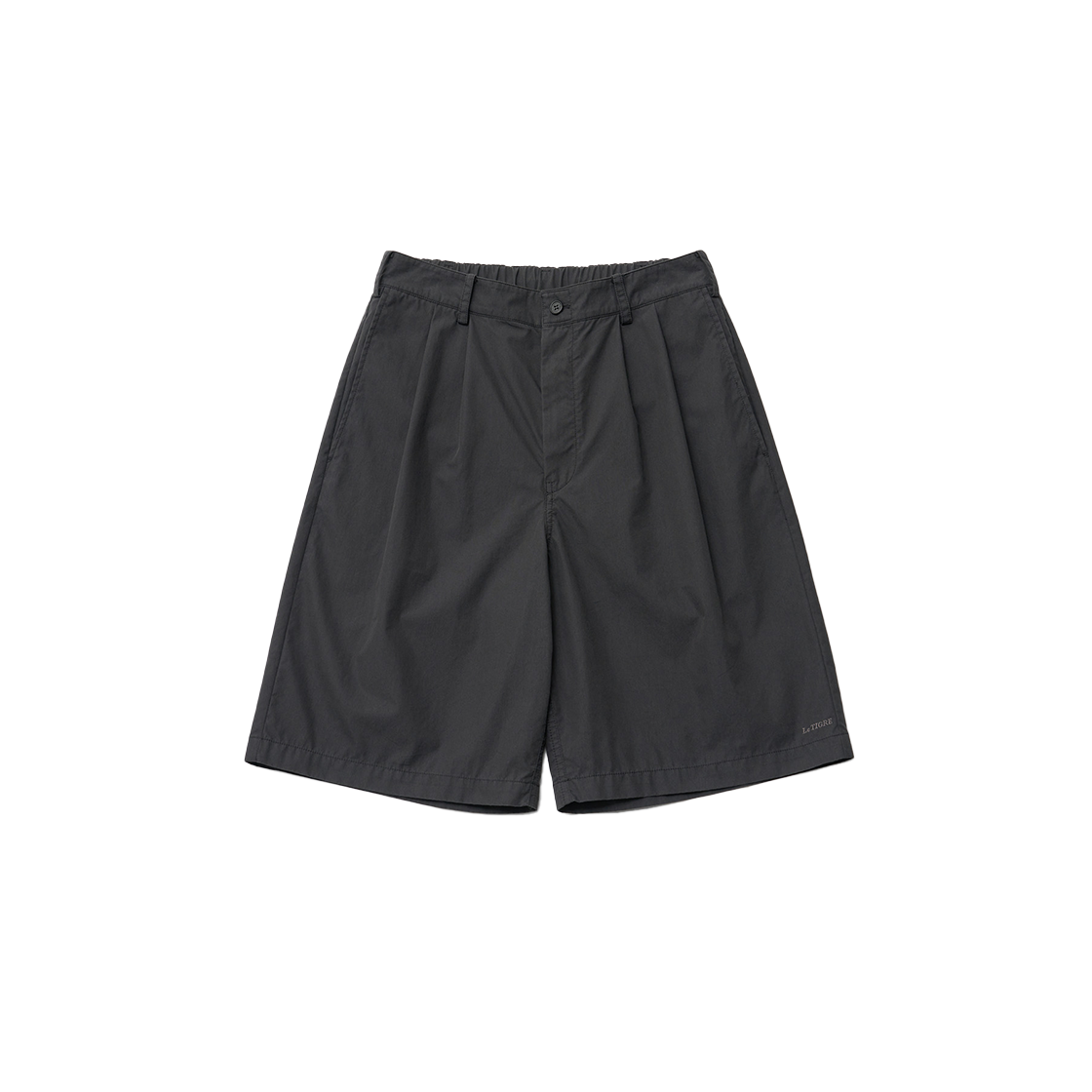 르티그레 투 턱 밴디드 쇼츠 올모스트 블랙 | Le TIGRE | KREAM