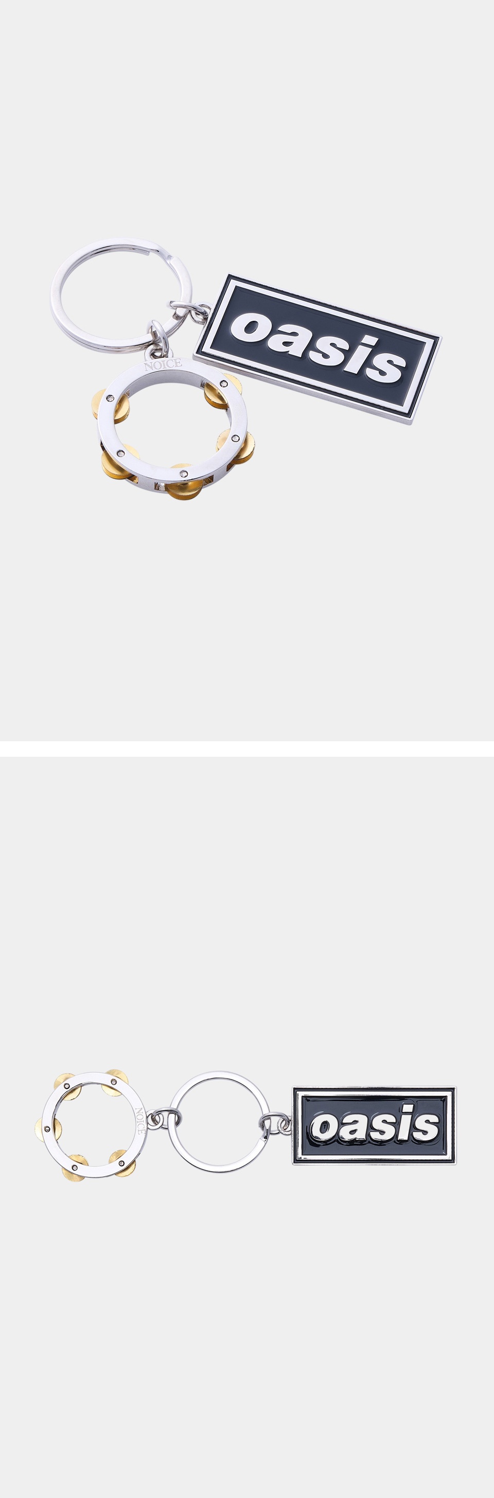노이스 x 오아시스 탬버린 키링 실버 | Noice | KREAM