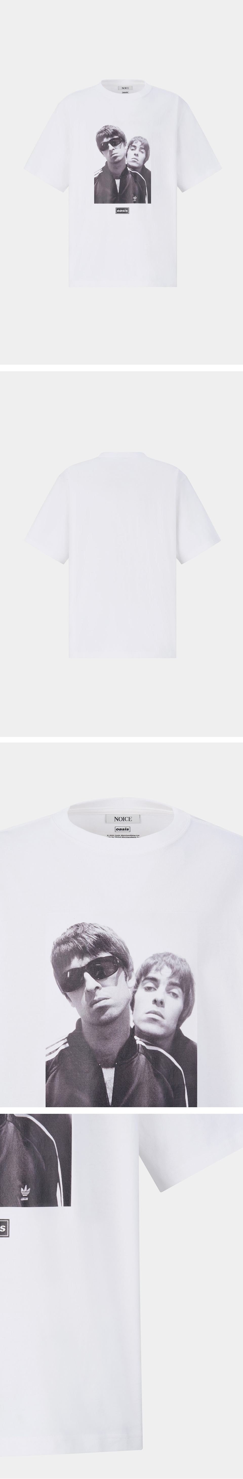노이스 x 오아시스 리암&노엘 티셔츠 아이보리 | Noice | KREAM