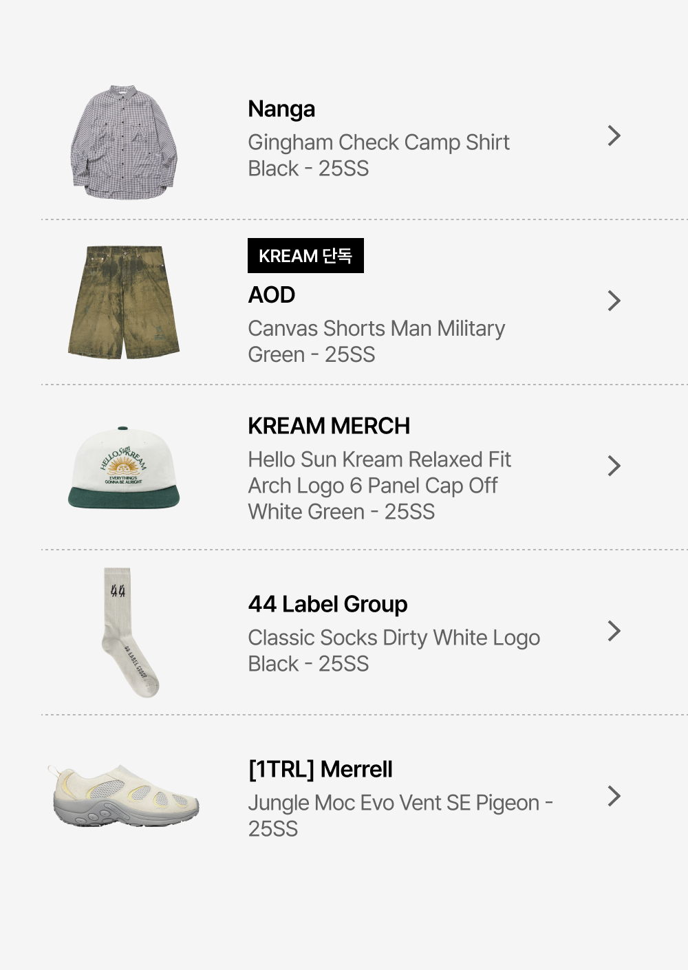 25SS STREET LOOKBOOK | KREAM