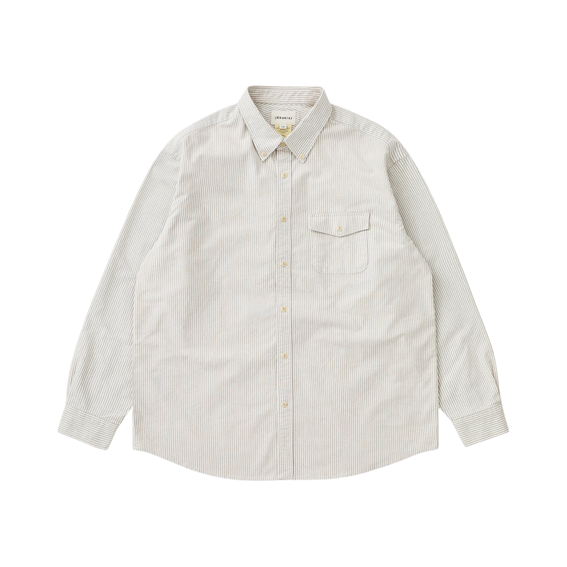 카키스 옥스포드 클럽 셔츠 카키 스트라이프 | Khakis | KREAM