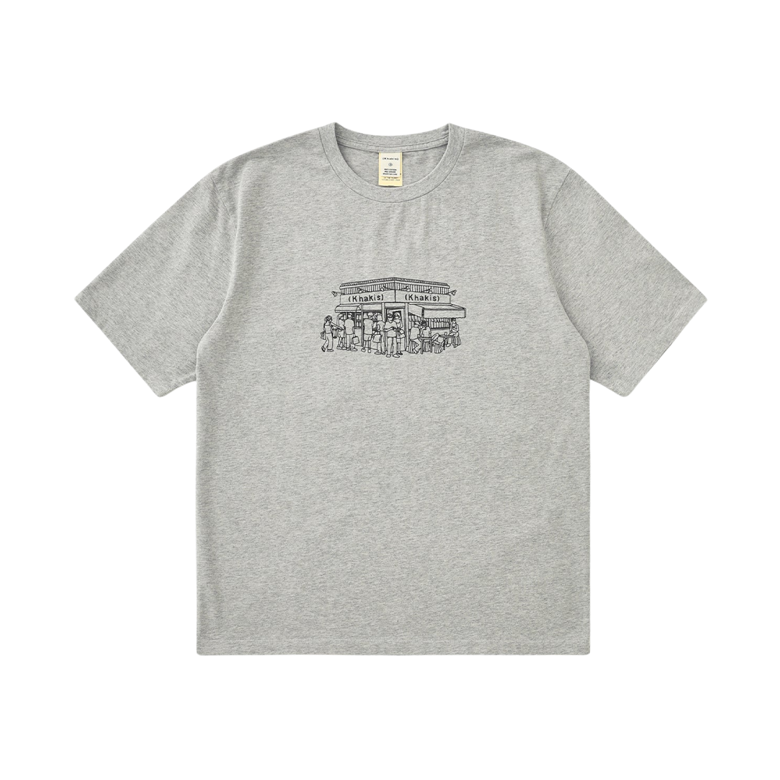 카키스 키오스크 숏슬리브 티셔츠 그레이 | Khakis | KREAM