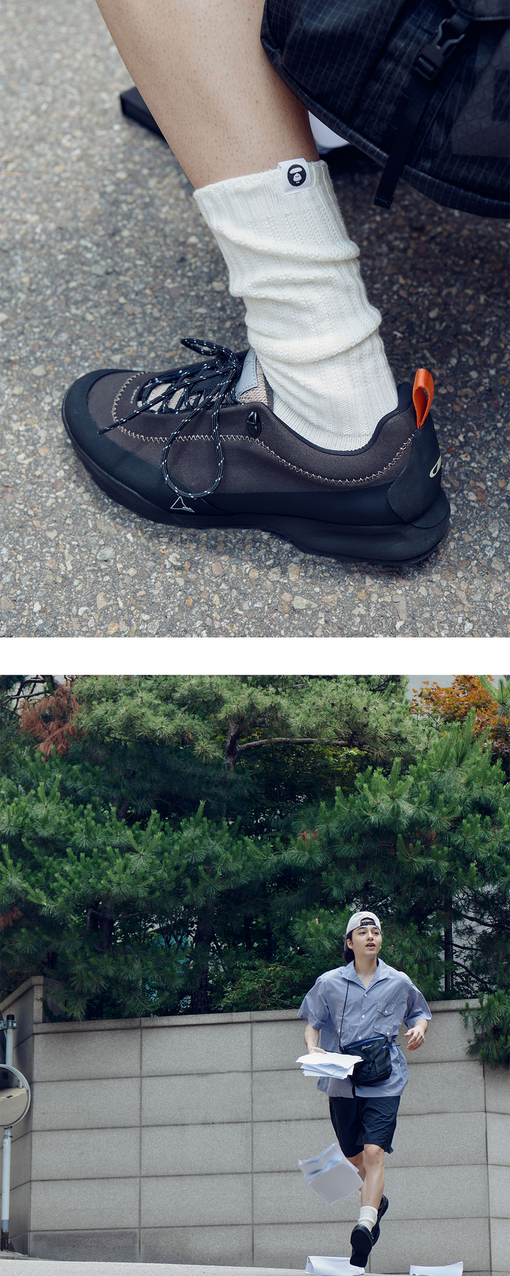 로아 친지노 다크 그레이 번트 오렌지 - 25SS | ROA | KREAM