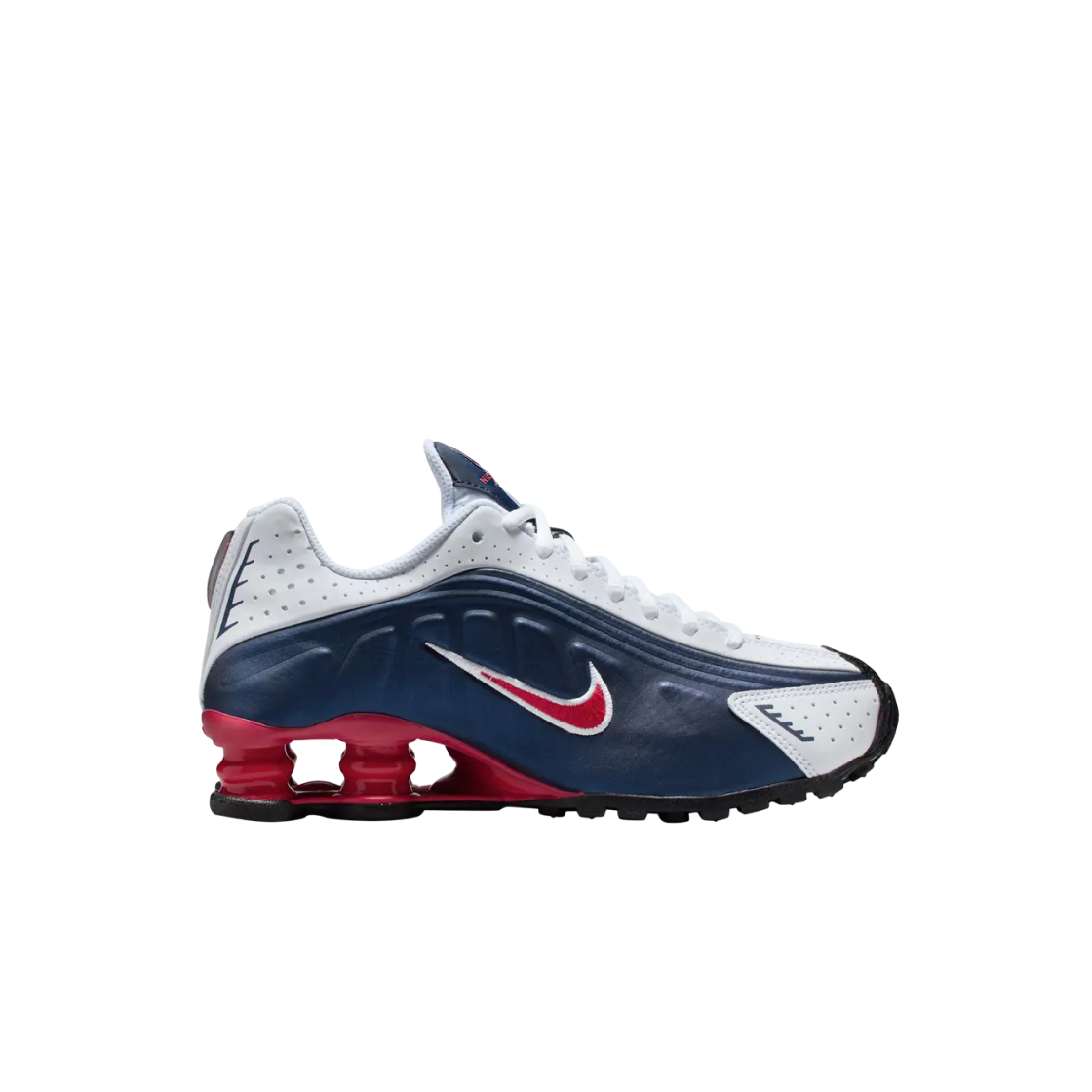 (GS) 나이키 샥스 R4 미드나잇 네이비 화이트 | Nike | KREAM