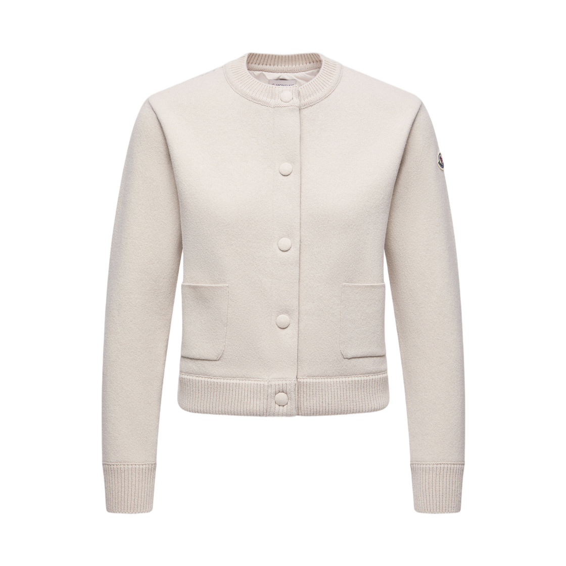 (W) 몽클레르 패딩 울 가디건 화이트 - 25FW | Moncler | KREAM