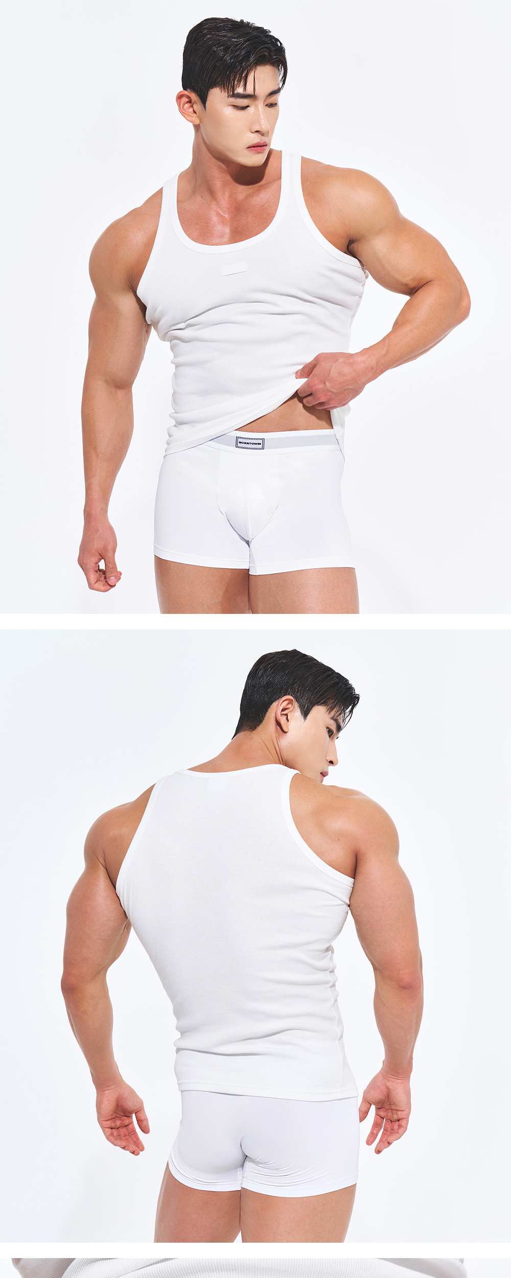 본투윈 아웃밴드 복서 브리프 화이트 | BORN TO WIN | KREAM