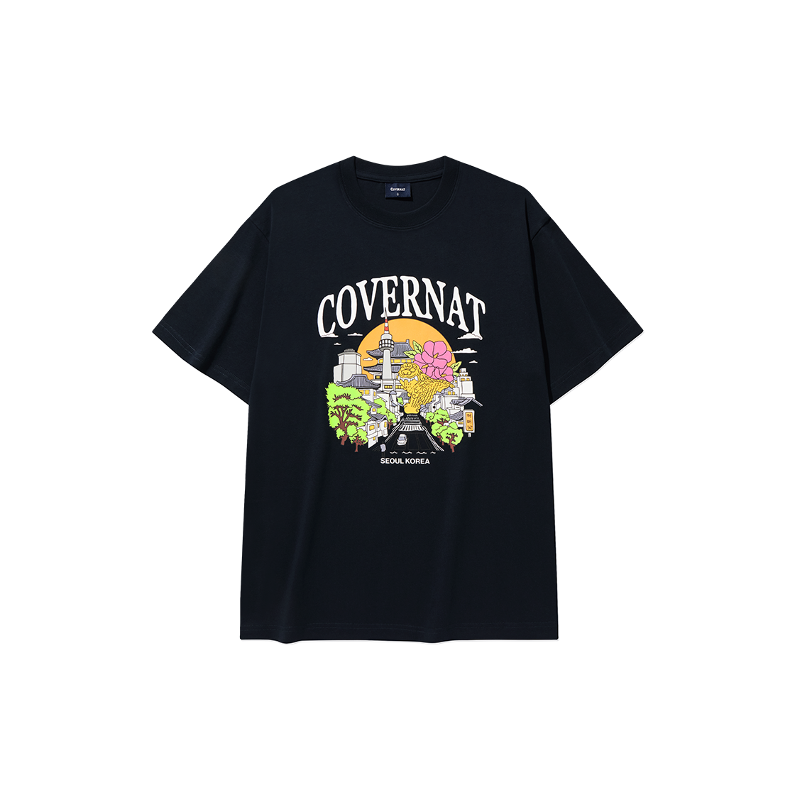 커버낫 시티 티셔츠 네이비 | COVERNAT | KREAM