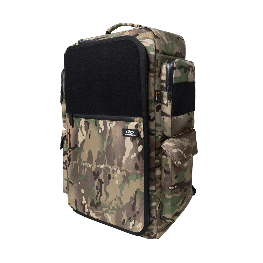 본투윈 B1 백팩 패치 버전 멀티 카모 | BORN TO WIN | KREAM