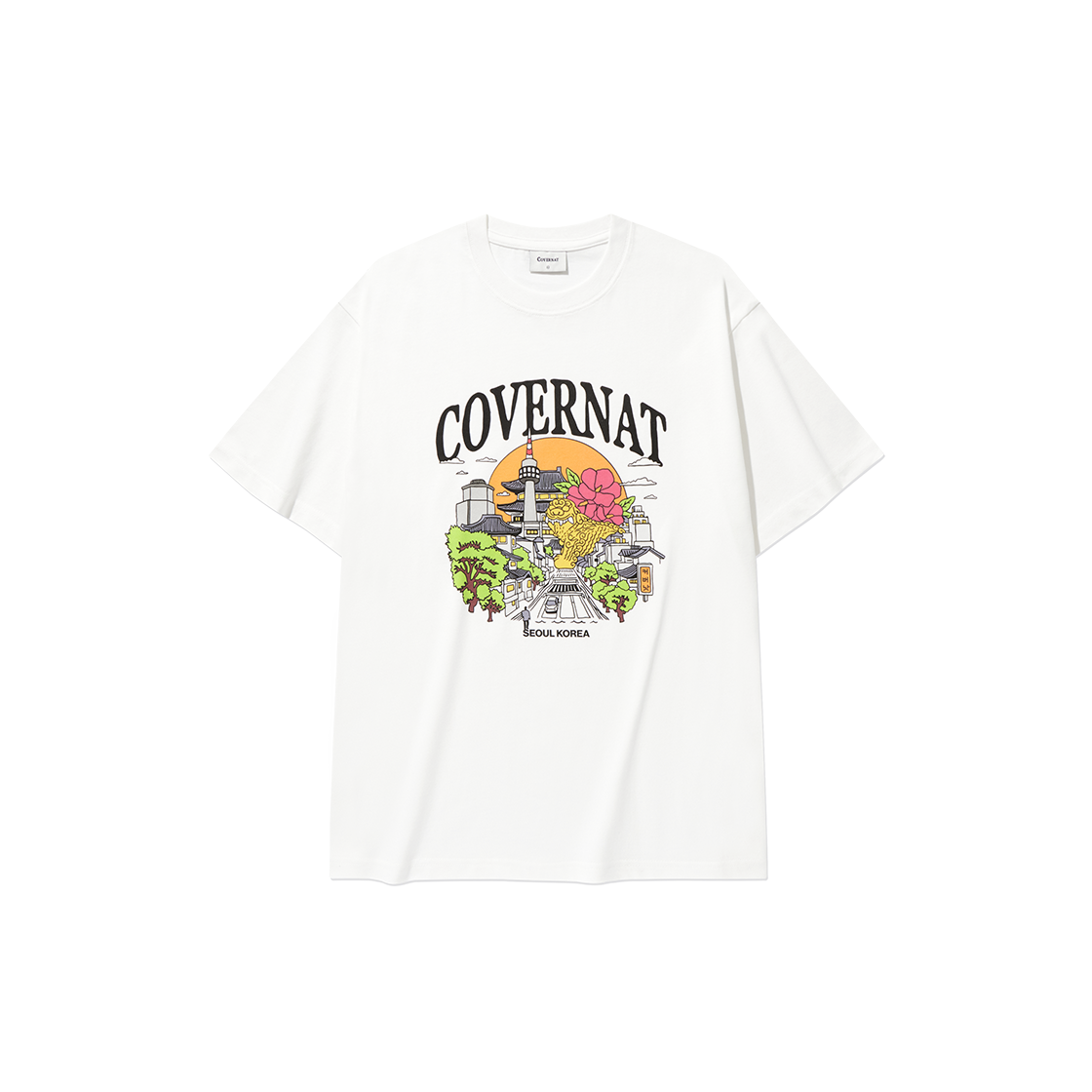 커버낫 시티 티셔츠 화이트 | COVERNAT | KREAM