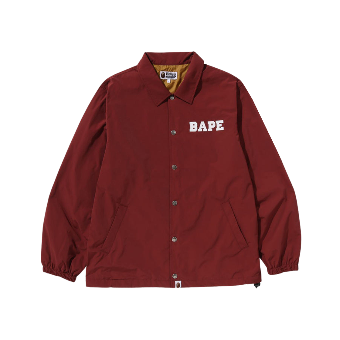 베이프 컬리지 코치 자켓 버건디 | BAPE | KREAM