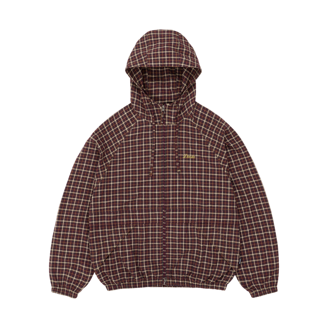 디미토 체크 후디드 자켓 체크 레드 | Dimito | KREAM