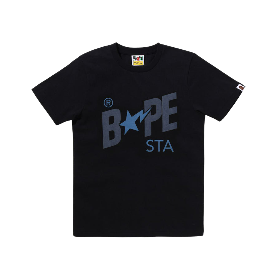 (W) 베이프 데님 베이프 스타 로고 티셔츠 블랙 | BAPE | KREAM
