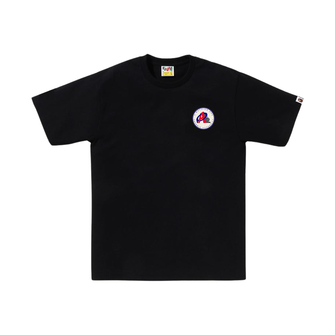 베이프 에이프 트랜짓 어쏘리티 티셔츠 블랙 | BAPE | KREAM