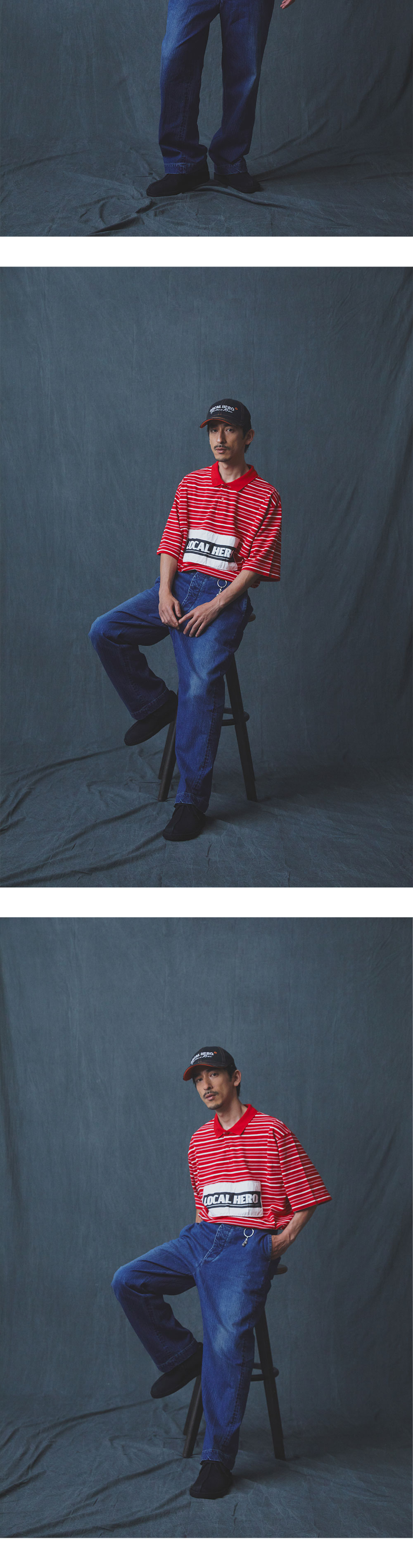 시오타 데님 슬랙스 미디엄 다크 블루 - 25SS | Ciota | KREAM