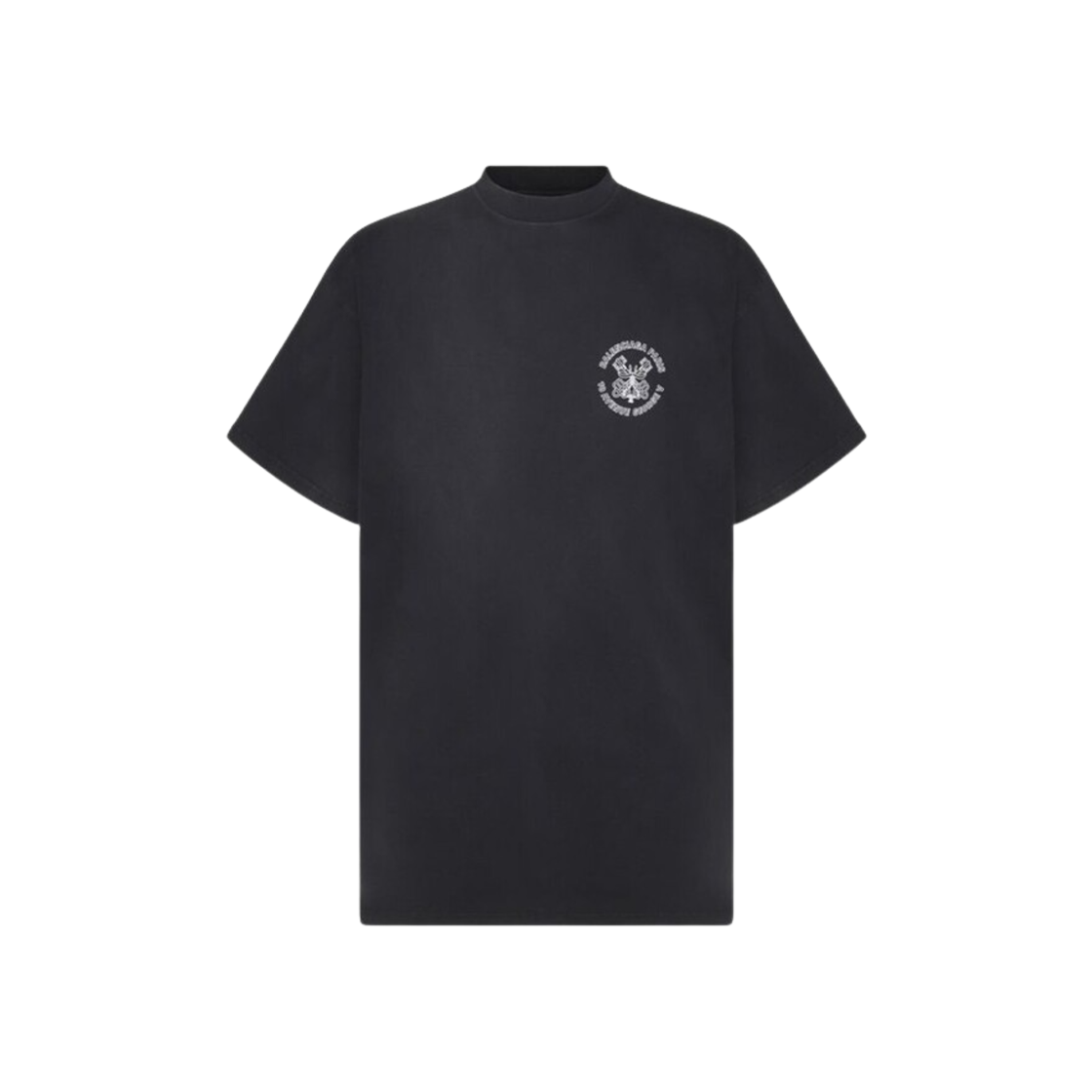 발렌시아가 로고 프린트 티셔츠 블랙 | Balenciaga | KREAM