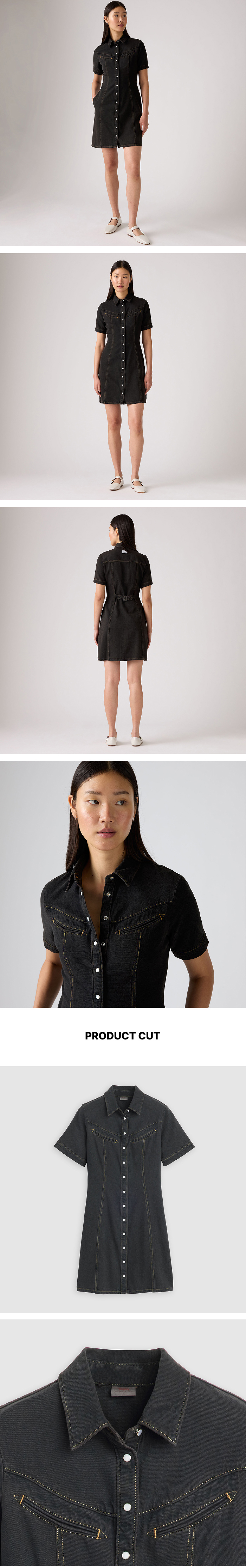 리바이스 우먼 리노아 데님 드레스 블랙 | Levi's | KREAM