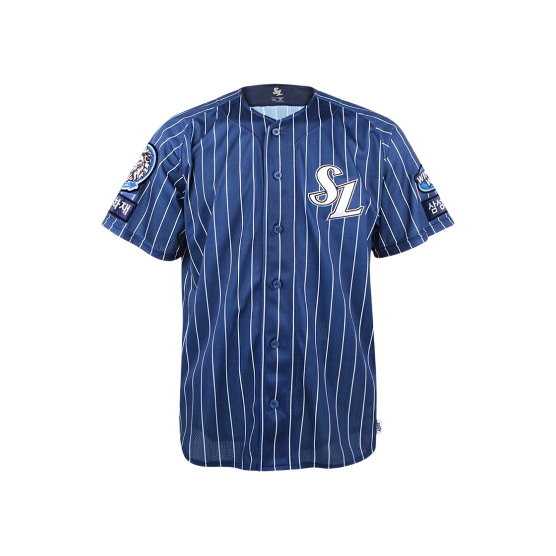삼성 라이온즈 2025 프로페셔널 선데이 유니폼 네이비 (논 마킹 버전) | Samsung Lions | KREAM