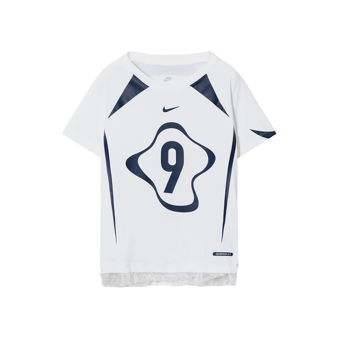 (W) 나이키 NSW 칠 니트 그래픽 티셔츠 화이트 | KREAM