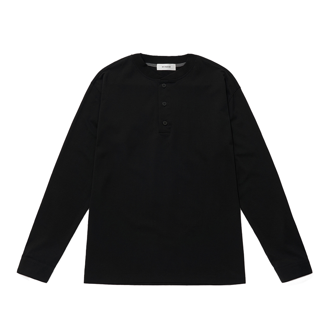 바이랑 CLS 헨리 티셔츠 - 블랙 | BY RANG | KREAM