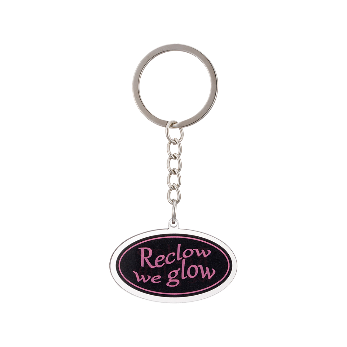 리끌로우 오발 로고 아크릴 키링 블랙 | RECLOW | KREAM