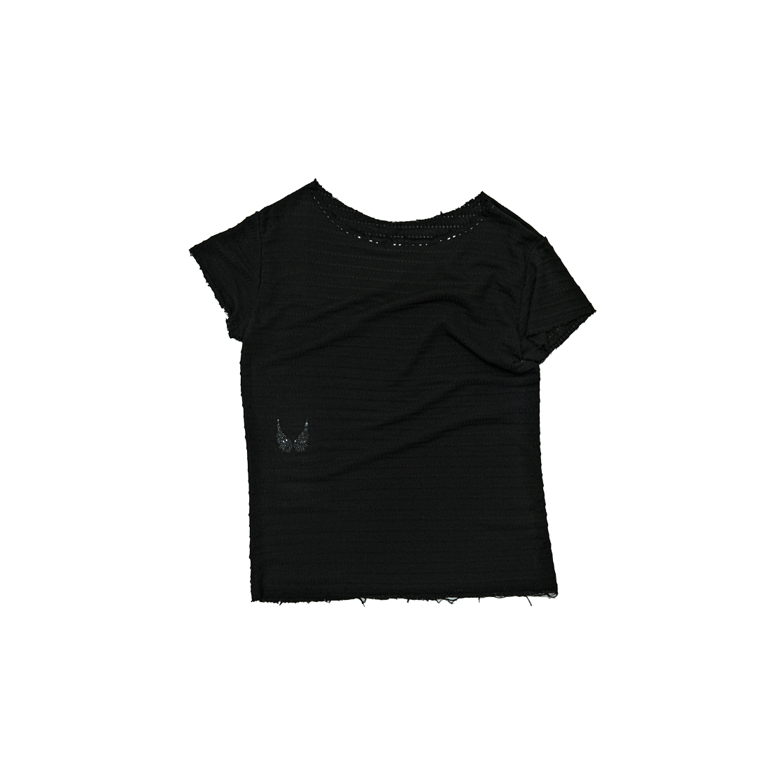 세요케이 텍스처 루즈 반팔 니트 블랙 | SEYO.K | KREAM