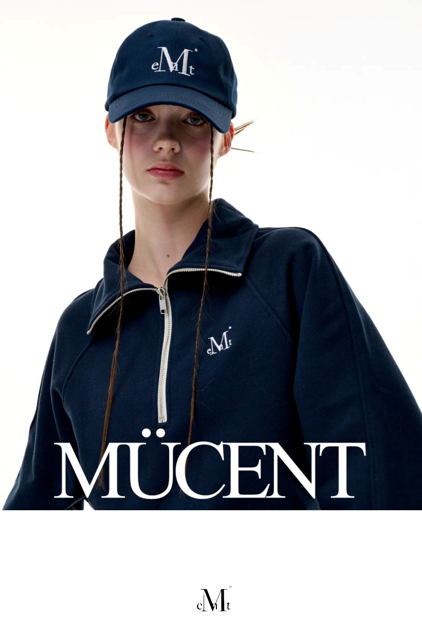 무센트 케인 셋업 핫픽스 로고 반 집업 후드 티 블랙 | MUCENT | KREAM