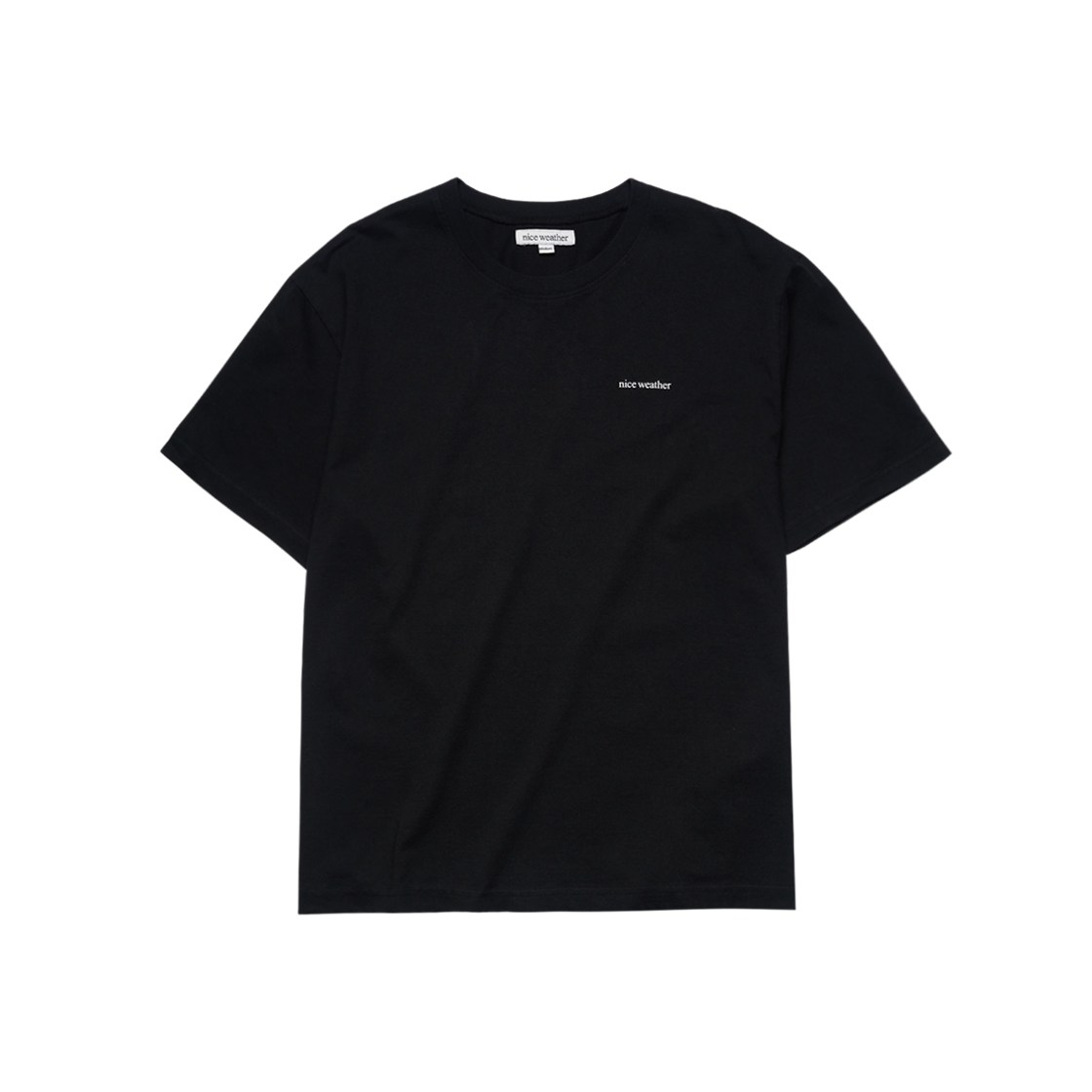 나이스웨더 어패럴 튜블라 티셔츠 블랙 | NICE WEATHER | KREAM