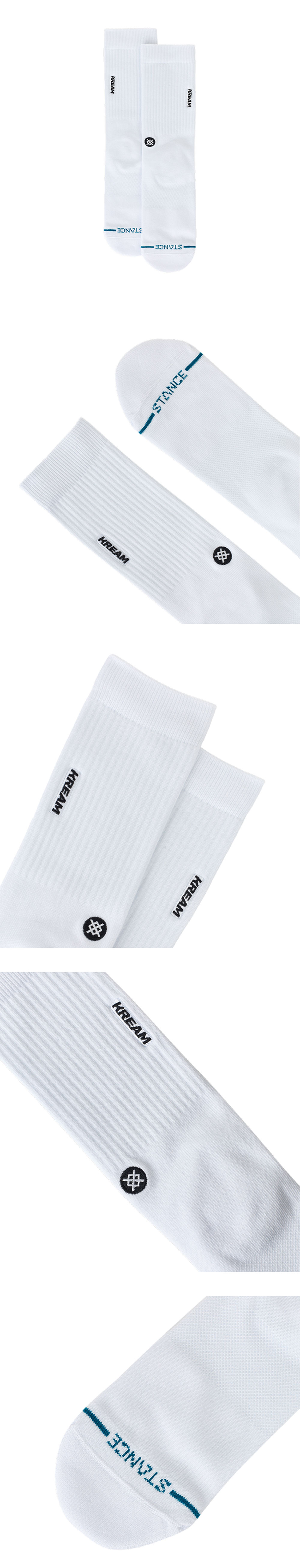 KREAM 머치 크림 x 스탠스 베이직 크루 화이트 - 25FW | KREAM MERCH | KREAM