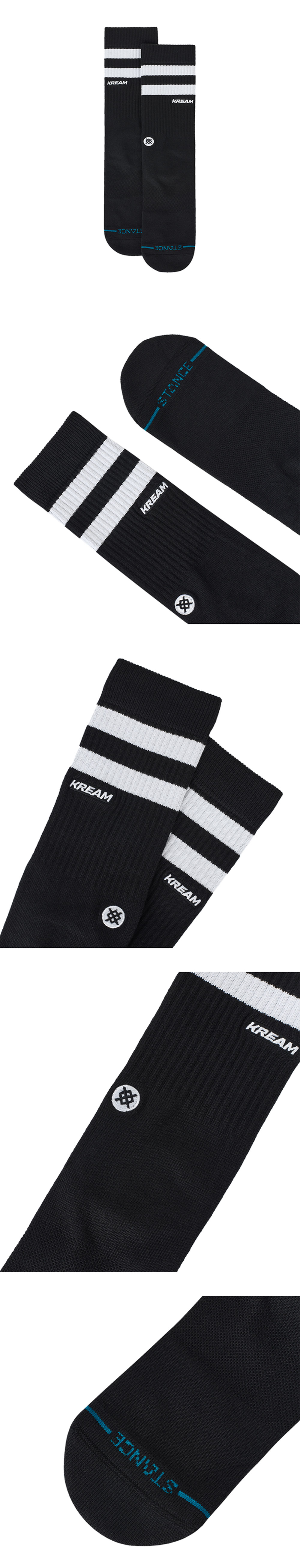 KREAM 머치 크림 x 스탠스 스트라이프 블랙 - 25FW | KREAM MERCH | KREAM