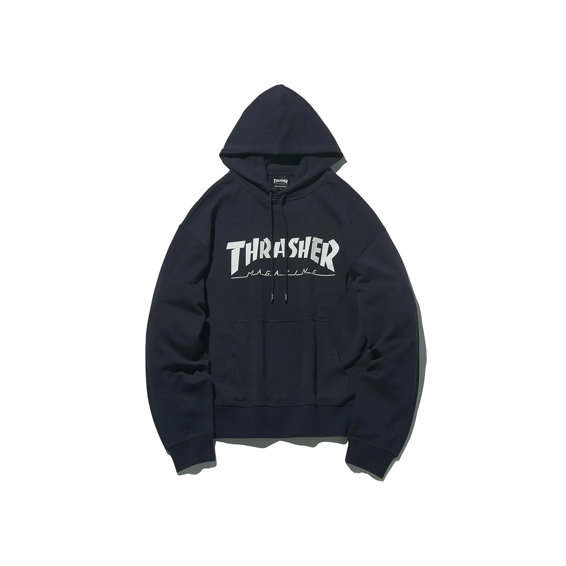 트레셔 매거진 로고 후디 네이비 01 | THRASHER | KREAM