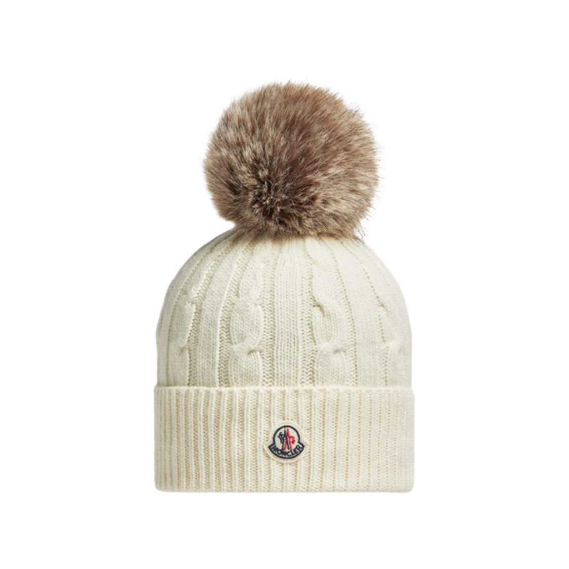 (W) 몽클레르 폼폼 울 앤 캐시미어 비니 화이트 - 25SS | Moncler | KREAM