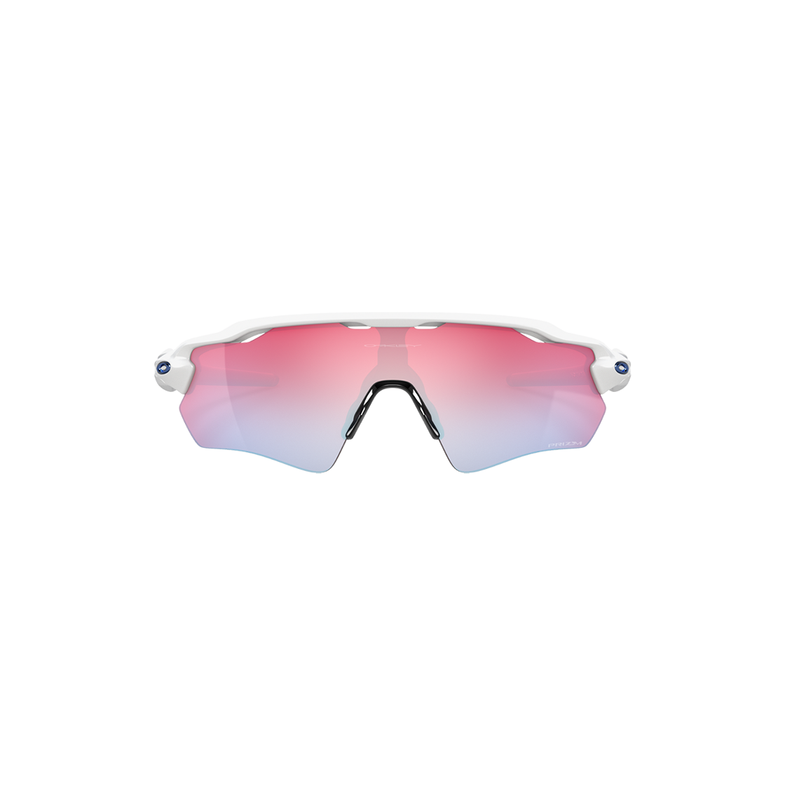 오클리 레이다 EV 패스 폴리쉬드 화이트 프레임 프리즘 스노우 사파이어 렌즈 하이 브릿지 핏 | Oakley | KREAM