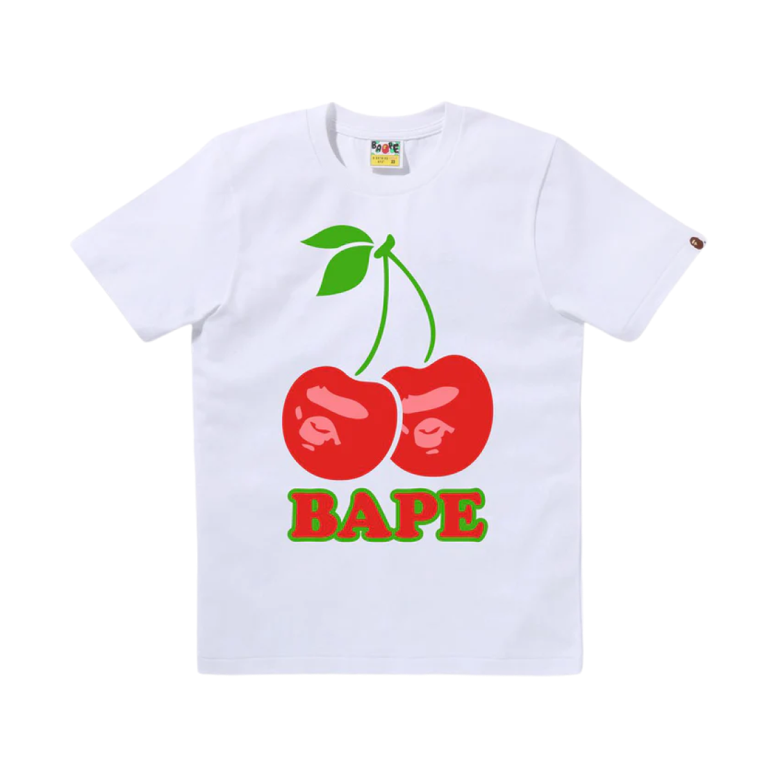 (W) 베이프 체리 티셔츠 화이트 | BAPE | KREAM