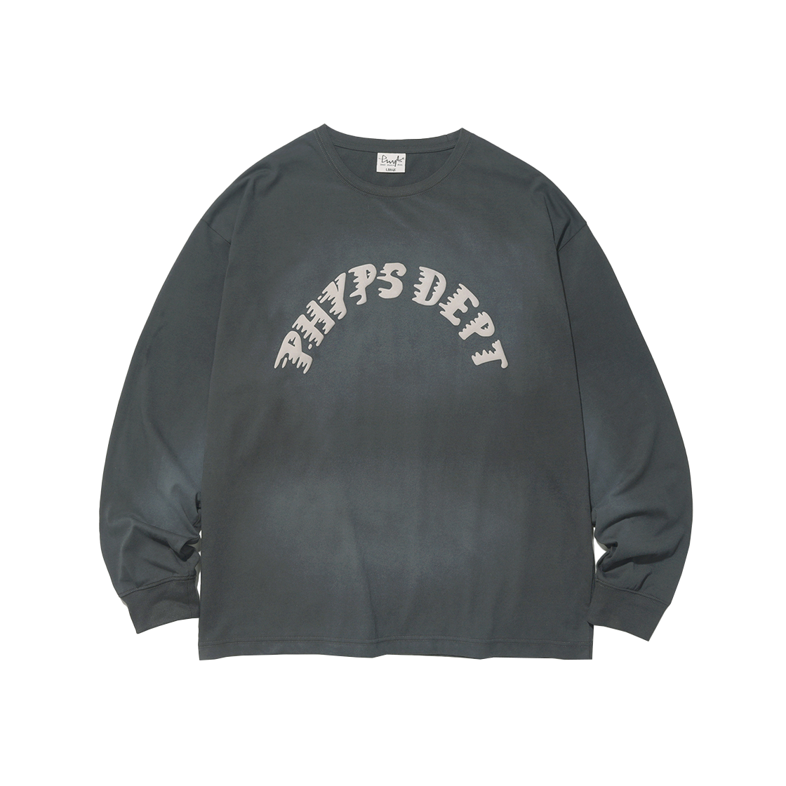 피지컬 디파트먼트 [쿨코튼] 러닝 클래스 롱슬리브_다크 차콜 | PHYSICAL DEPARTMENT | KREAM